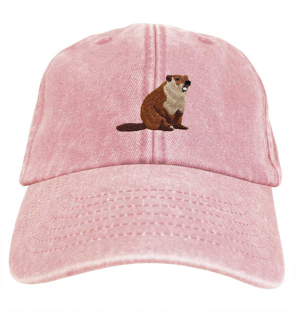 Beaver Baseball Cap - British Wildlife Embroidered Hat - Conservation ...