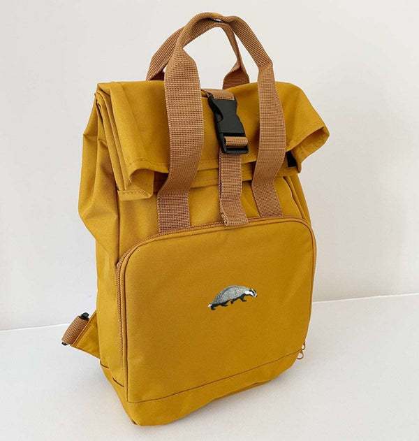 Badger Mini Roll-top Backpack - Recycled - British Wildlife ...