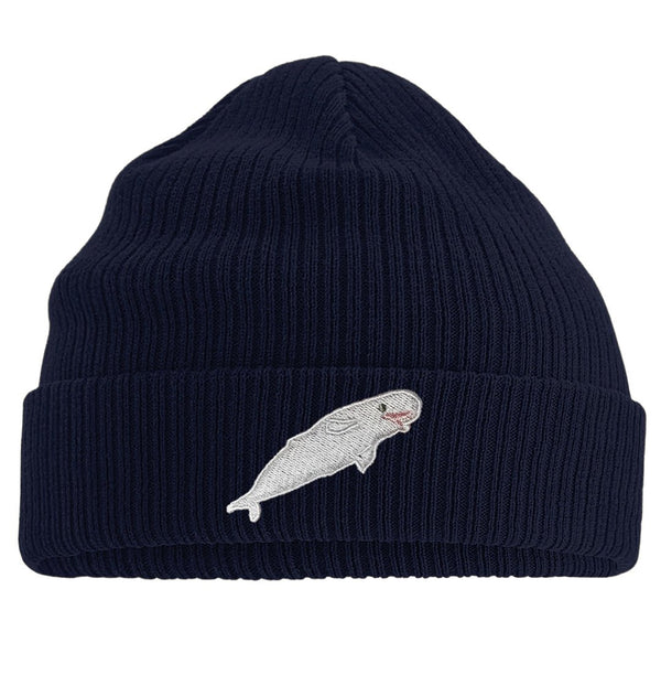 Beluga Whale Beanie Hat - Ocean Saving Whale Hat - Orca Gift - Organic ...