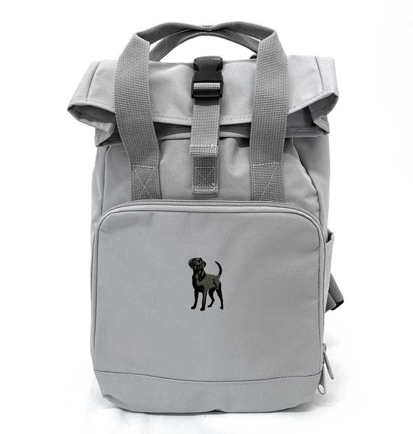 Black Labrador Recycled Backpack - Eco Friendly Rucksack - Embroidered ...