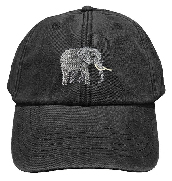 Elephant Baseball Cap - Endangered Species Conservation Hat - Elephant ...