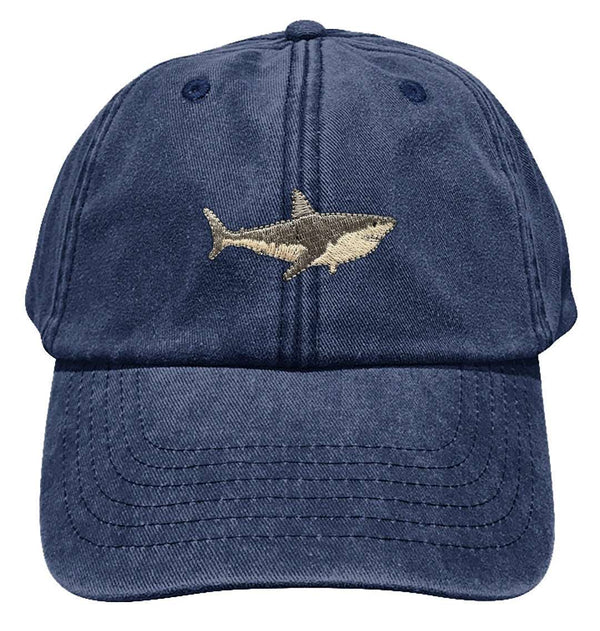 Great White Shark Baseball Cap - Sea Life Conservation Hat - Shark Gift ...