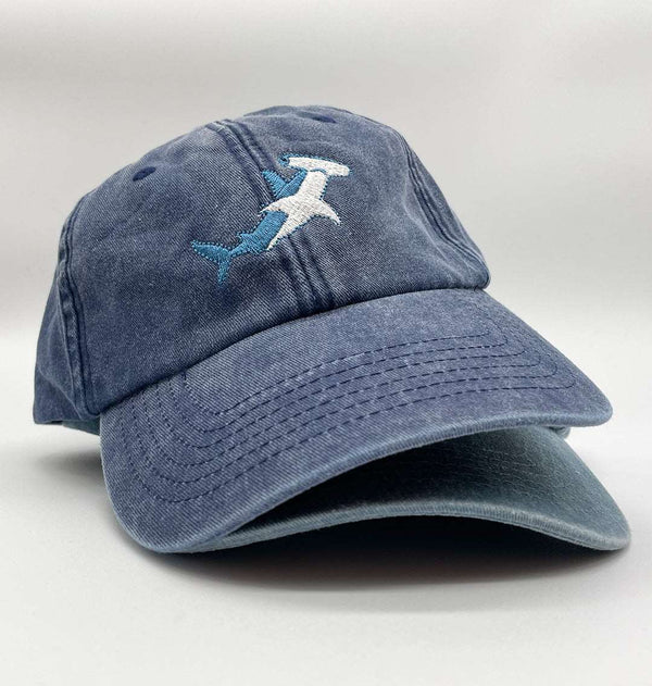 Hammerhead Shark Baseball Cap - Marine Conservation Hat - Blue Panda