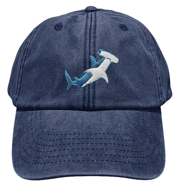 Hammerhead Shark Baseball Cap - Marine Conservation Hat - Blue Panda