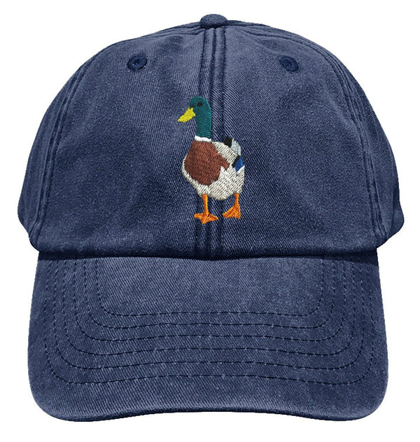 Mallard Duck Baseball Cap - British Wildlife Hat - Bird Embroidery ...