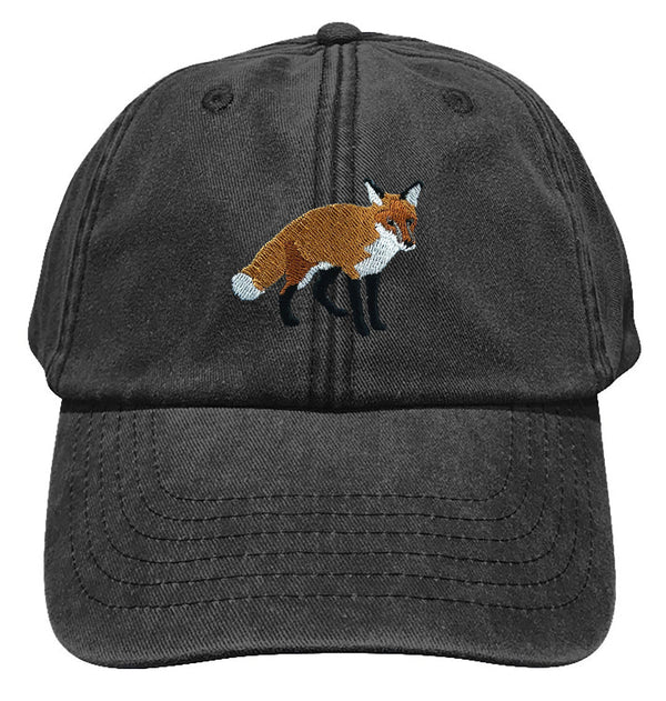 Red Fox Wildlife Cap - Embroidered Hat - Animal Conservation Charity ...